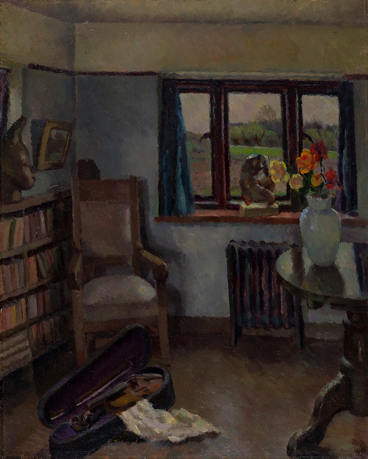 HEPWORTH Dorothy (1898-1978) – ‘Interior’ with violin, probably the ...