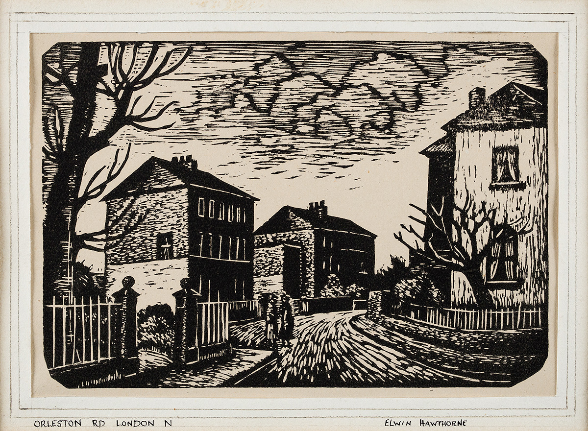 HAWTHORNE Elwin (1905-1954) – ‘Orleston Rd London N’. | ABBOTT and HOLDER