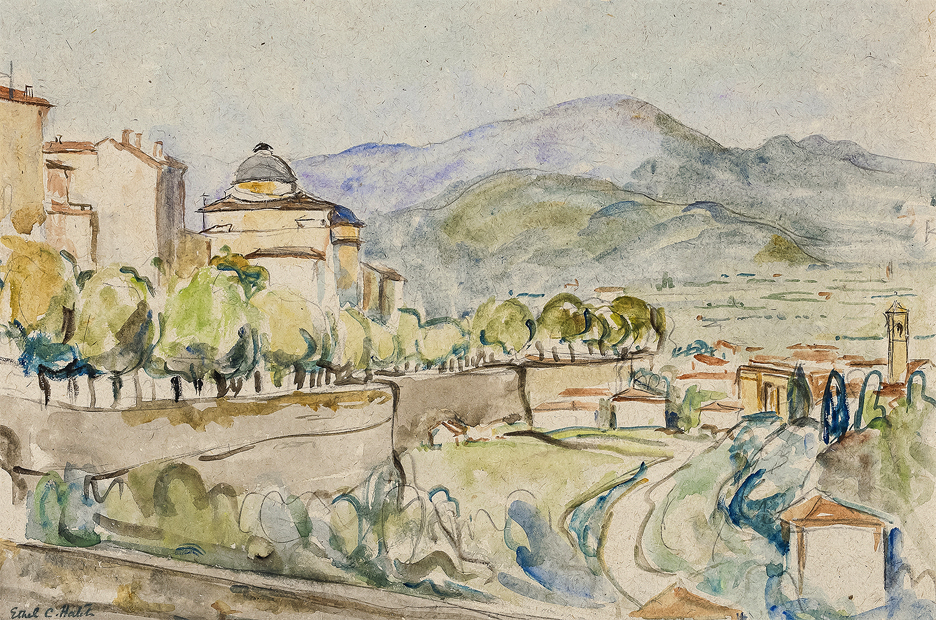 HATCH Ethel (N.E.A.C. 1869-1975) – A Ligurian hill town. | ABBOTT and ...