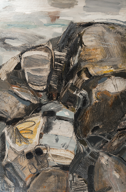 HYATT Derek (1931-2015) – ‘Black Pepper Cove (1)’ Cornwall. | ABBOTT ...