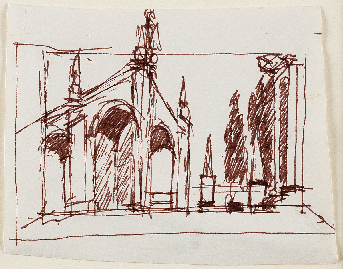 JARMAN Derek (1942-1994) – ‘Don Giovanni’: set design. | ABBOTT and HOLDER