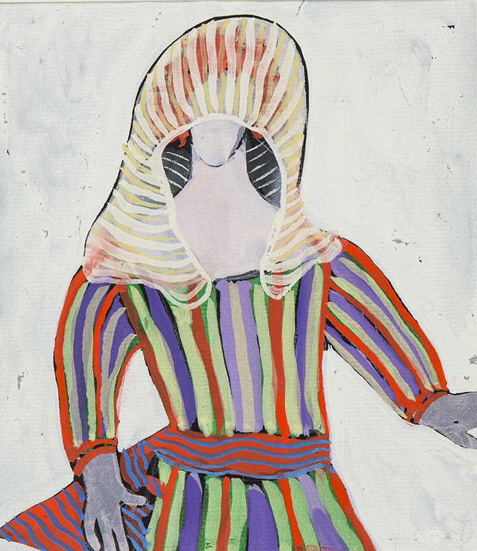 JARMAN Derek (1942-1994) – Hooded figure: costume design for ‘Don ...