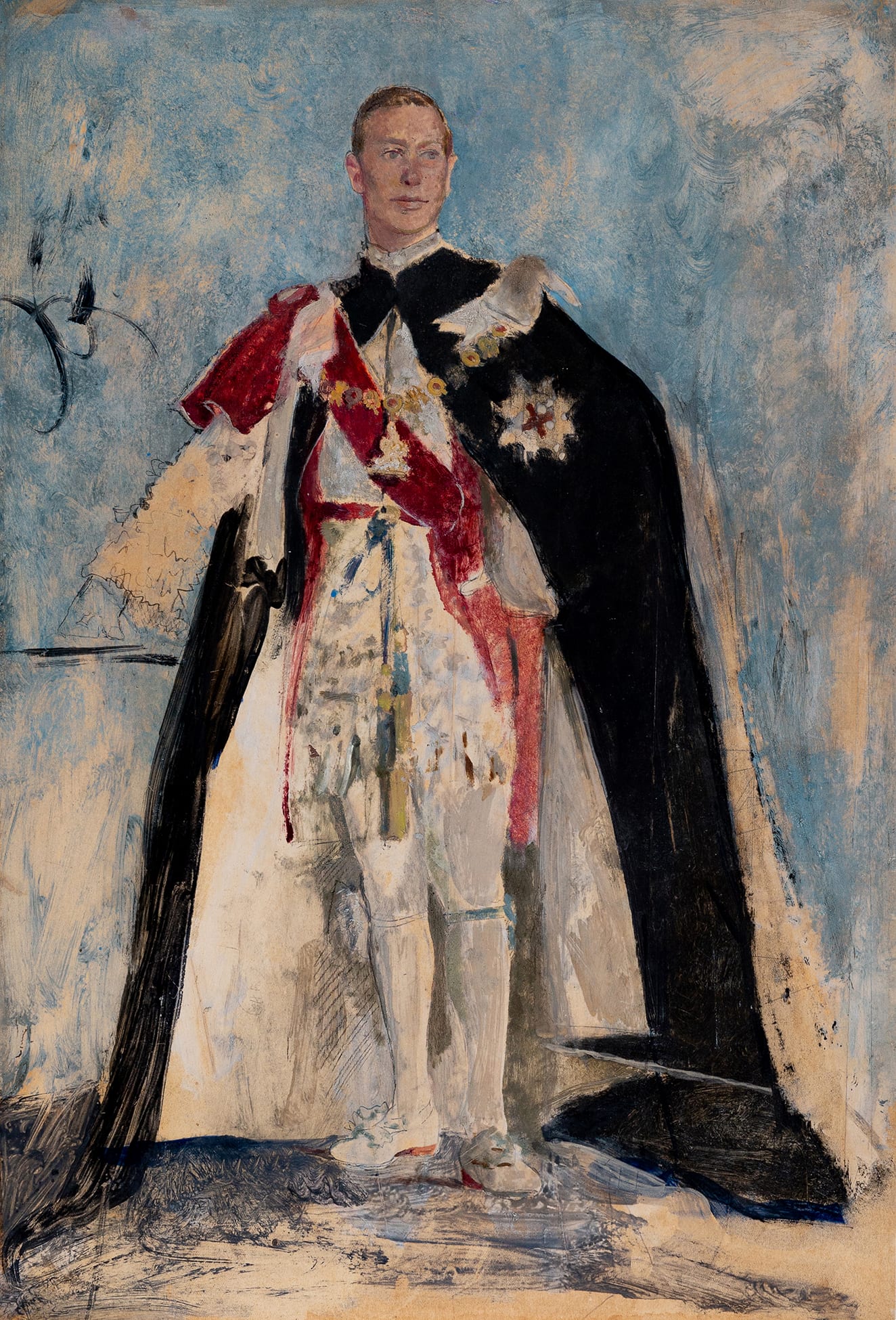 KELLY Sir Gerald P.R.A. (1879-1972) – King George VI. | ABBOTT and HOLDER