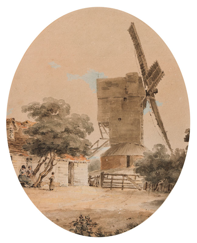 LONG Amelia, Lady Farnborough (1772-1837) – Pencil, ink and watercolour ...