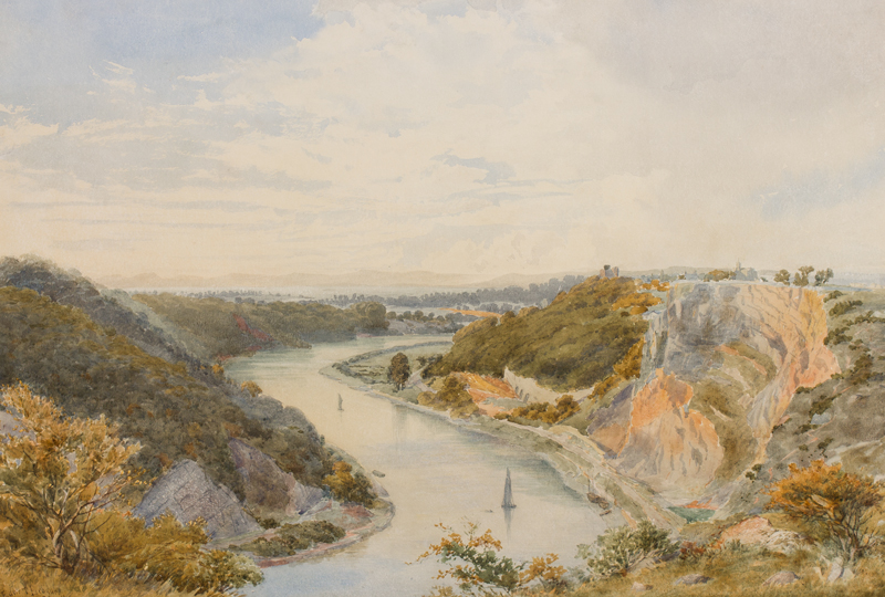 LEONARD Edward (Edouard) A. (fl.1870-1930) – ‘The Avon from Clifton ...