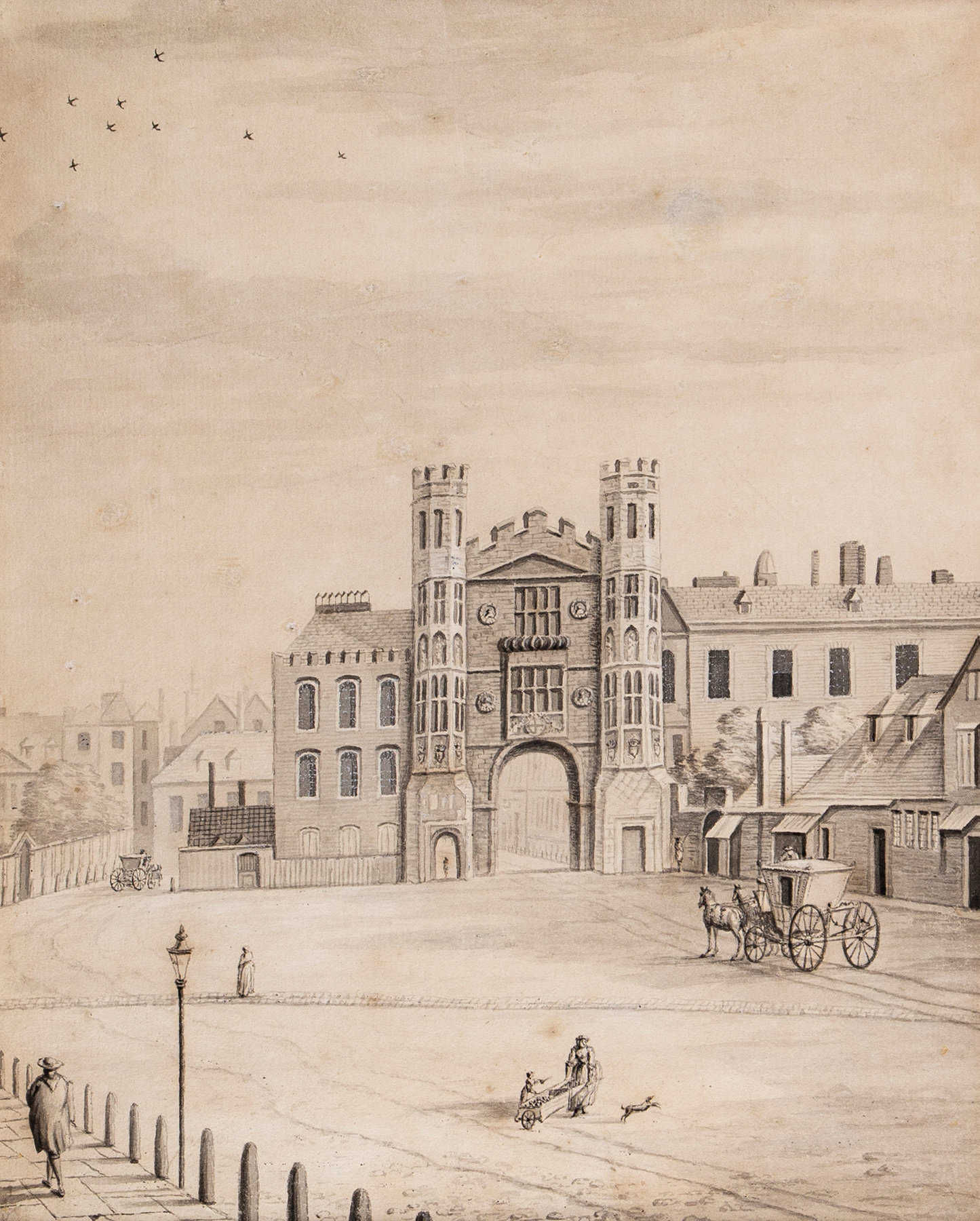 LENS III Bernard (1682-1740) (Attributed to) – The Holbein Gate ...
