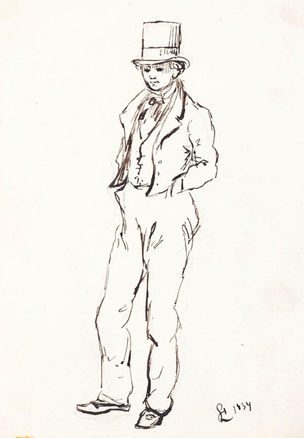 LANDELLS Ebenezer (1808-1860) – Standing Boy. | ABBOTT and HOLDER