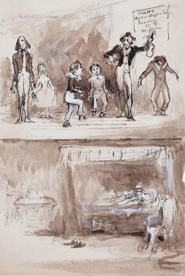 LANDELLS Ebenezer (1808-1860) – ‘Signor Hopperini’s’ dancing class ...