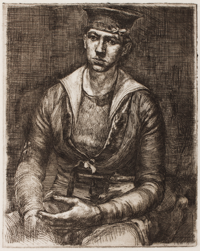 MASON Raymond (1922-2010) – ‘Self-portrait’. | ABBOTT and HOLDER