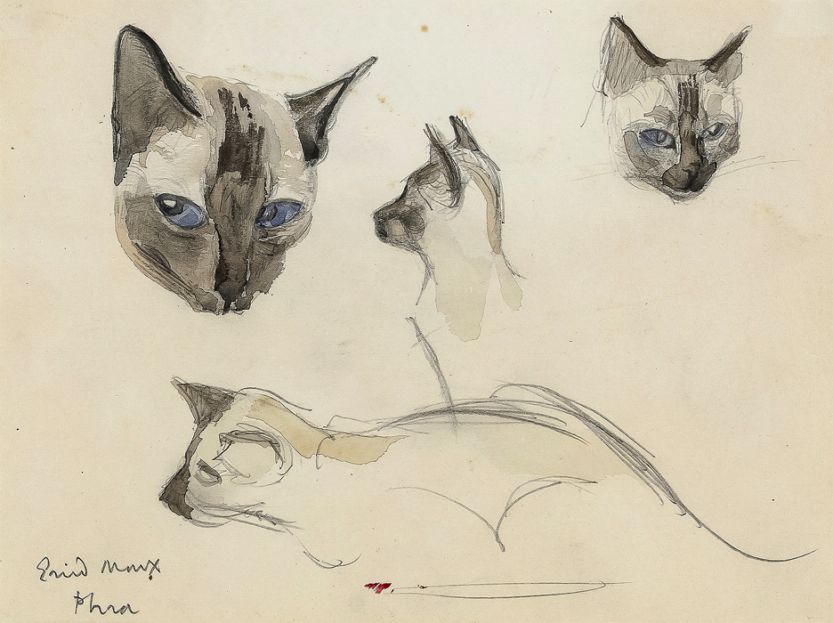 MARX Enid R.D.I. (1902-1998) – ‘Siamese Cat’. | ABBOTT and HOLDER