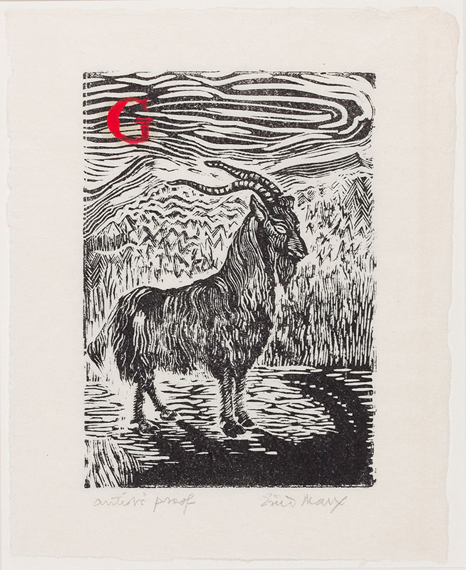 MARX Enid (1902-1998) – Linocuts for Marco’s Alphabet, Incline Press ...