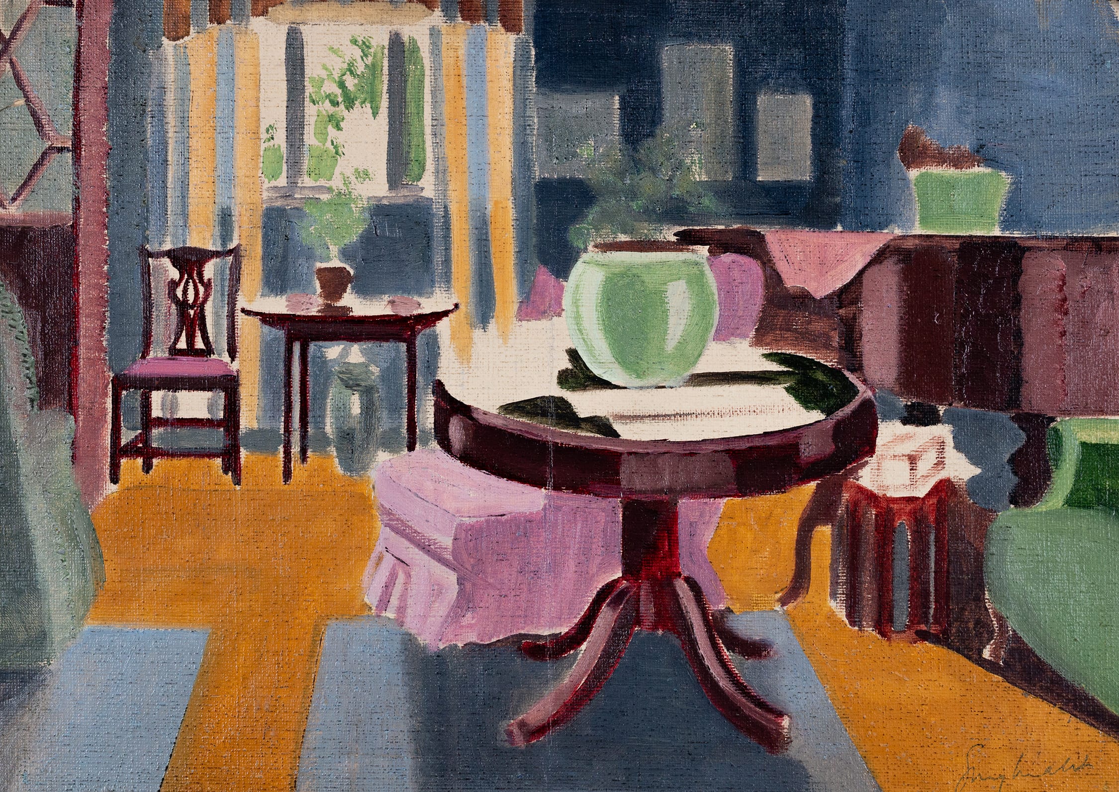 MALET Guy Seymour Warre (1900-1973) – Study: Interior. | ABBOTT and HOLDER