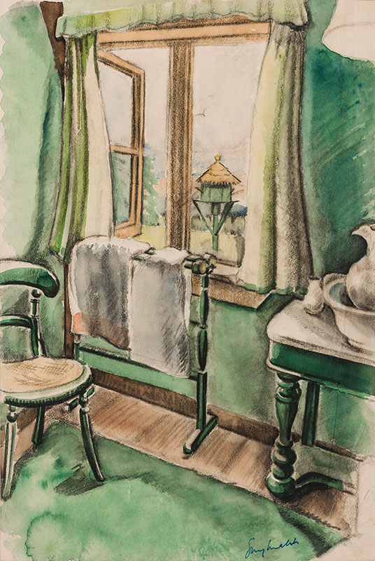 MALET Guy Seymour Warre (1900-1973) – Interior. | ABBOTT and HOLDER