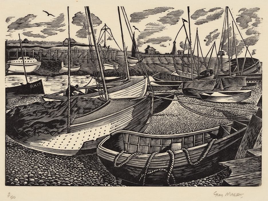 MALET Guy Seymour Warre (1900-1973) – Rye Harbour. | ABBOTT and HOLDER