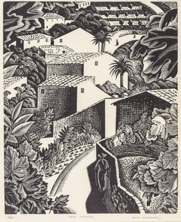 MACNAB Iain R.E. (1890-1967) – ‘Deya, Majorca’. | ABBOTT and HOLDER