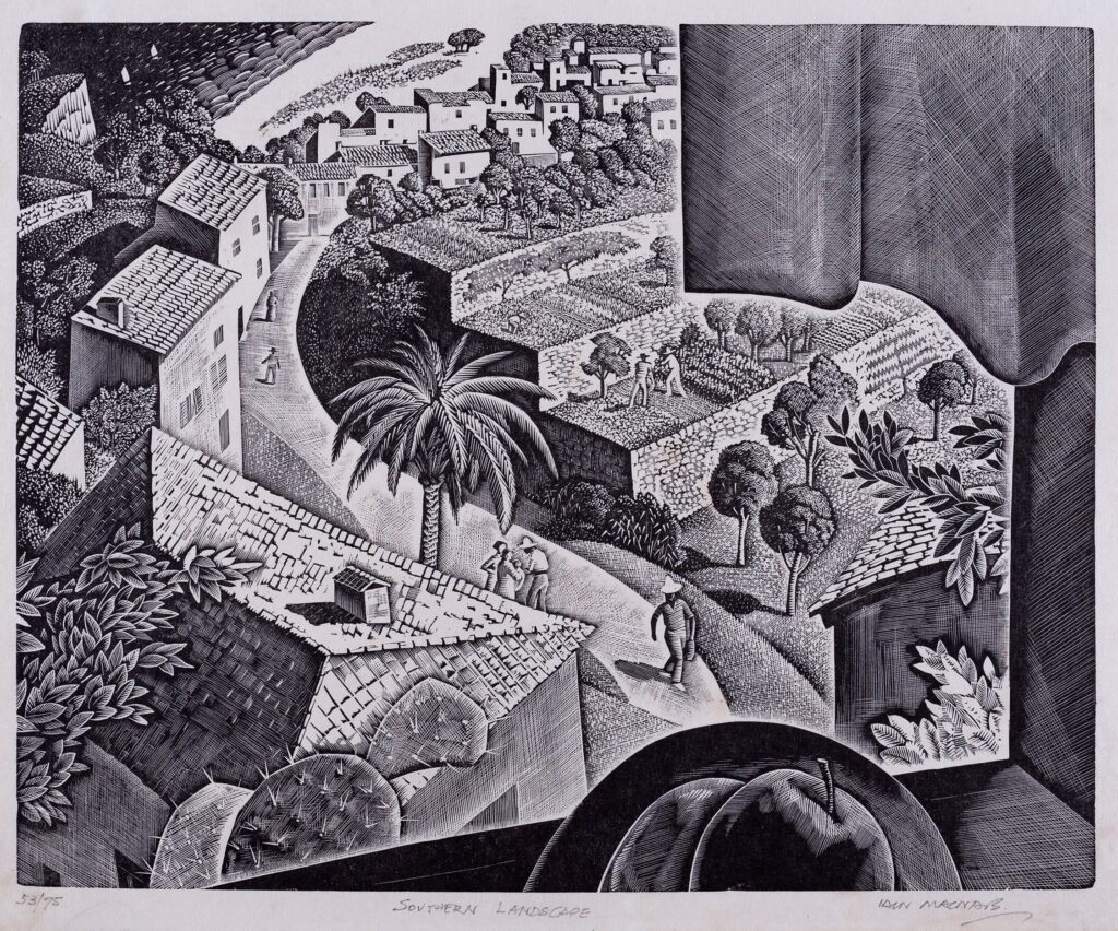 MACNAB Iain 1890-1967) – ‘Southern Landscape’. | ABBOTT and HOLDER