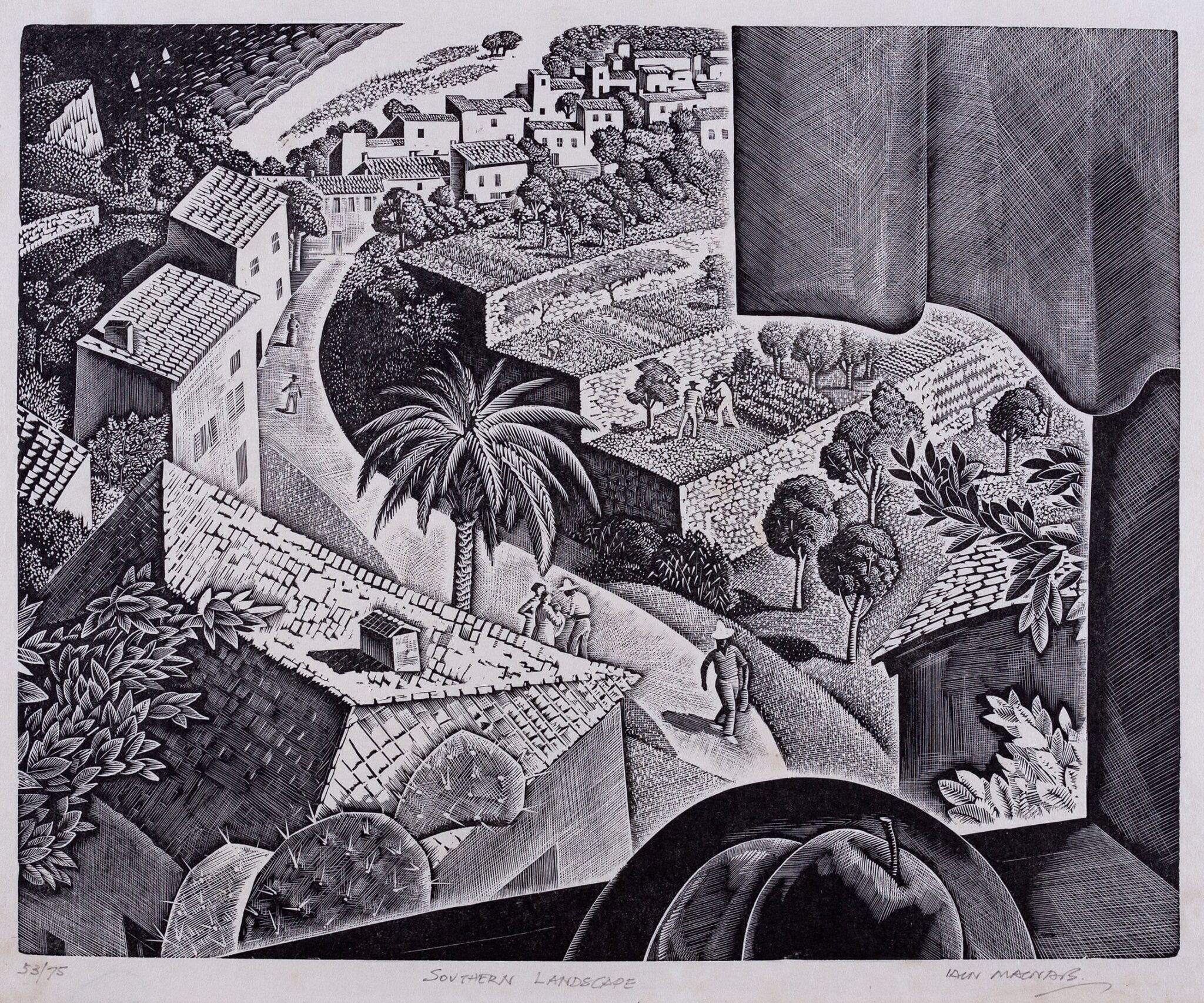 MACNAB Iain 1890-1967) – ‘Southern Landscape’. | ABBOTT and HOLDER