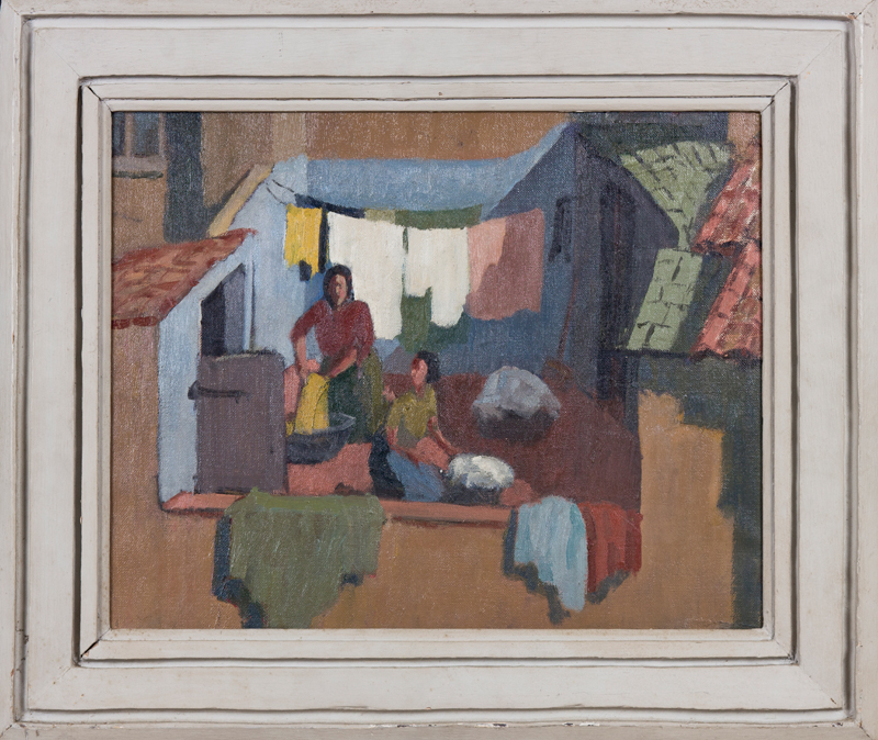 MACNAB Iain (1890-1967) – Corsican rooftops. | ABBOTT and HOLDER