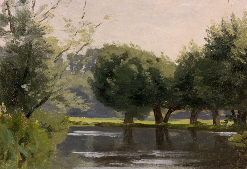 MACLAGAN Philip (1901-1972) – River landscape. | ABBOTT and HOLDER