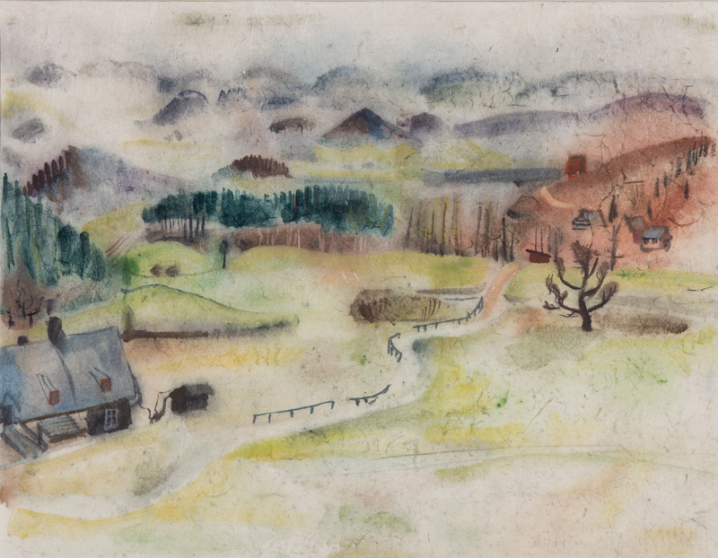 MARKS Grete Heymann Loebenstein (1899-1990) – ‘North German landscape ...