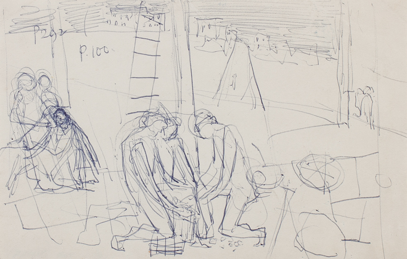 MINTON John R.B.A. L.G. (1917-1957) – Study related to The Death of ...
