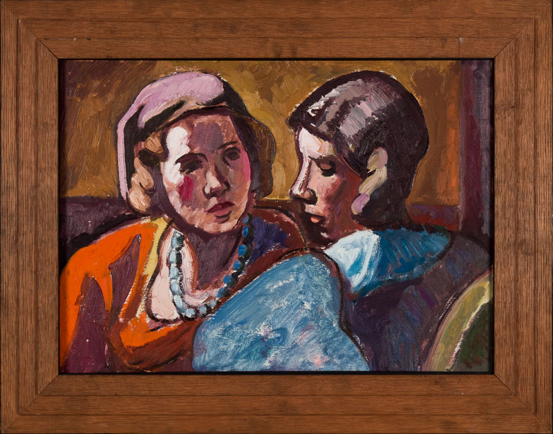 NAVIASKY Philip (1894-1983) – The Two Girls. | ABBOTT and HOLDER