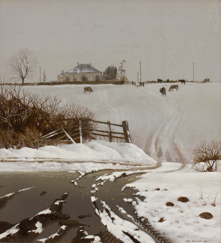 NEWCOMBE Peter (b.1943) – ‘Tunnell Hill Farm, Blisworth’. | ABBOTT and ...