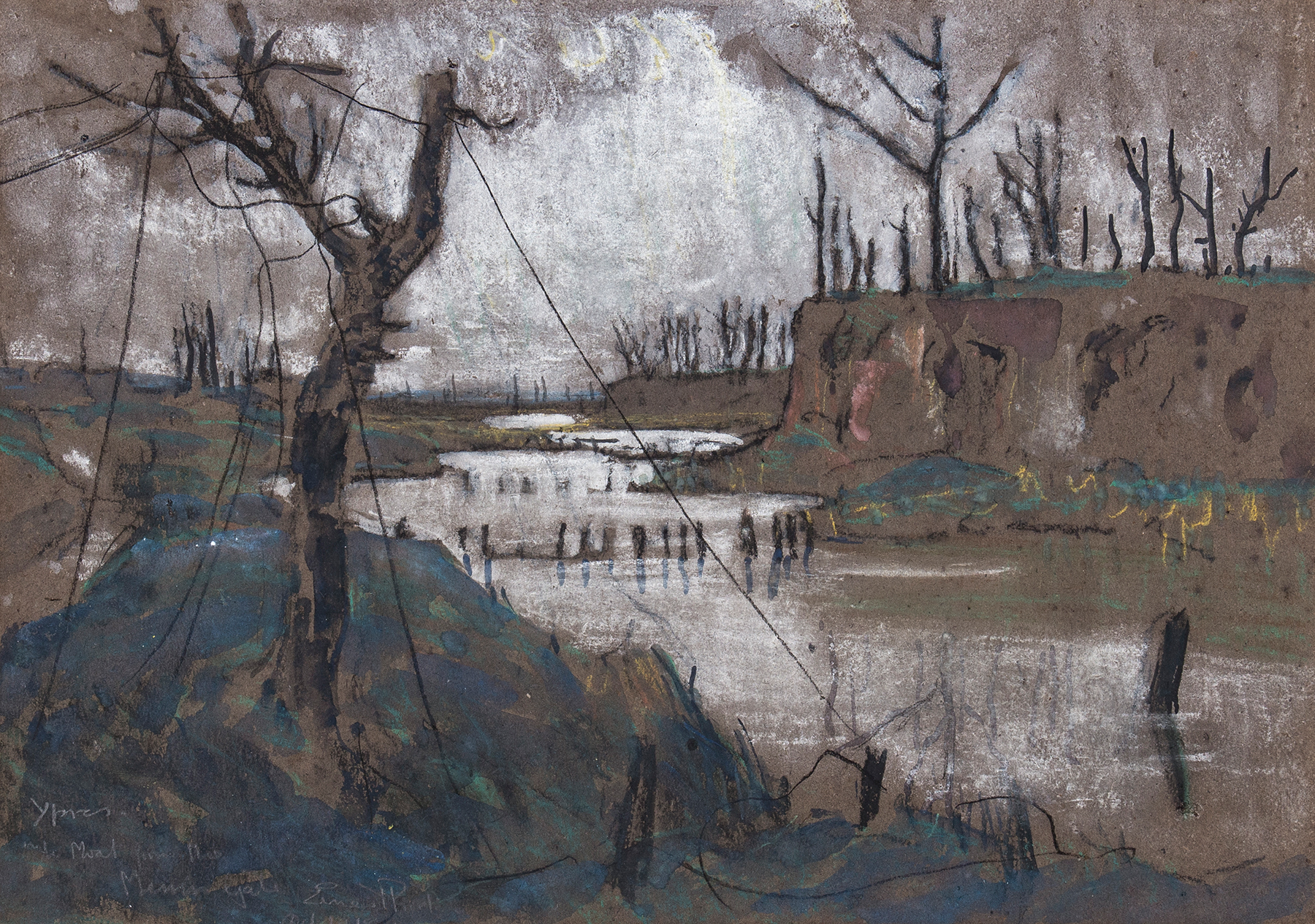 PROCTER Ernest A.R.A. (1886-1935) – ‘Ypres. | ABBOTT and HOLDER