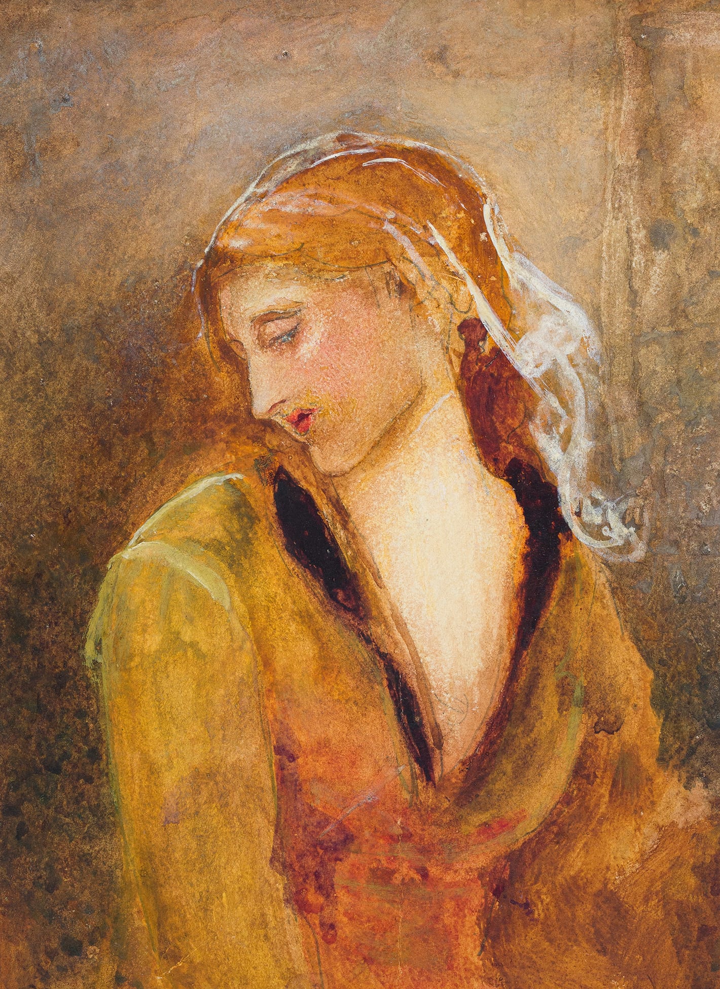 PINWELL George R.W.S. (1842-1875) – Study of a girl. | ABBOTT and HOLDER