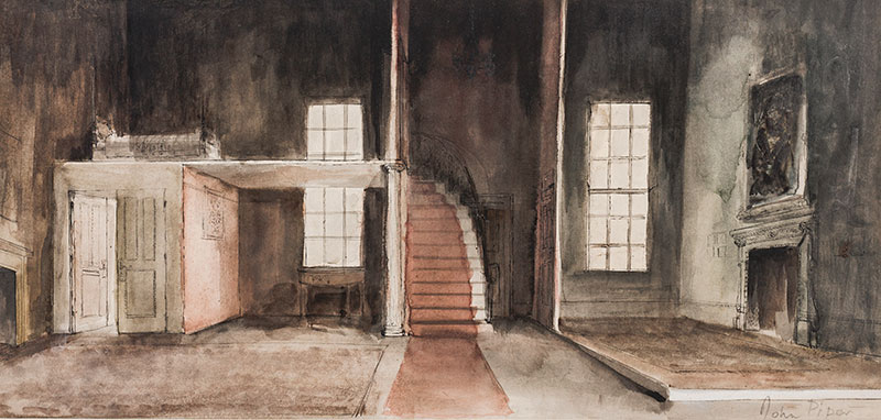 PIPER John CH (1903-1992) – Stage set design, possibly for ‘Mourning ...