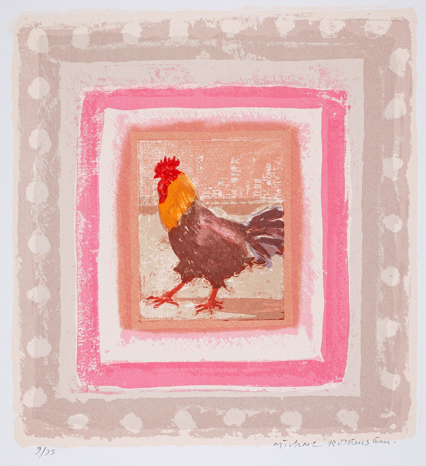 ROTHENSTEIN Michael R.A. (1908-1993) – Cockerel. | ABBOTT and HOLDER