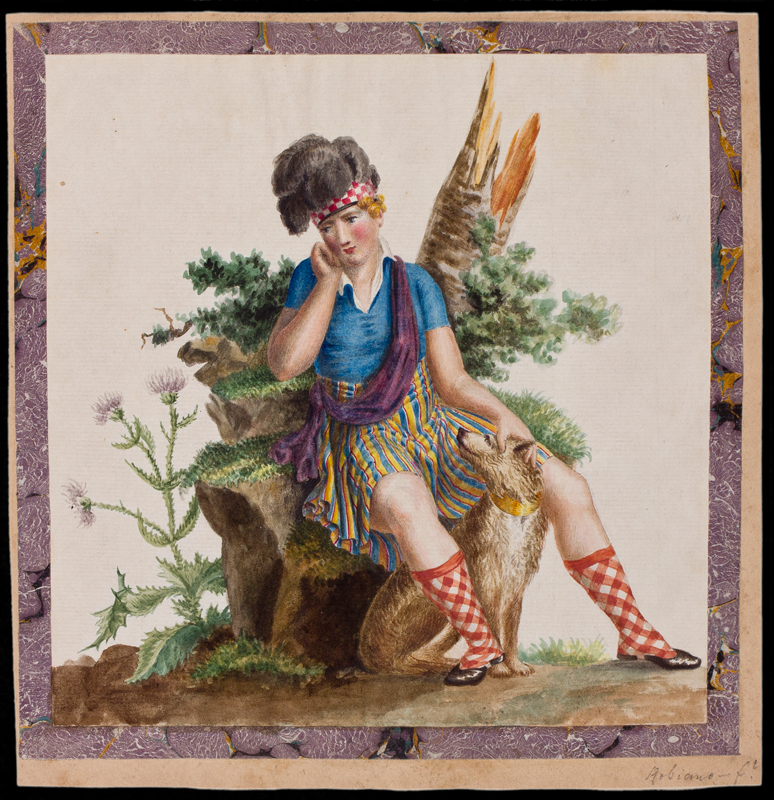 ‘ROBIANO’. Circa 1820. – A Highlander. | ABBOTT and HOLDER