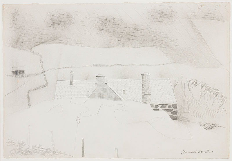 ROWNTREE Kenneth (1915-1997) – Welsh cottage, believed to that of the ...