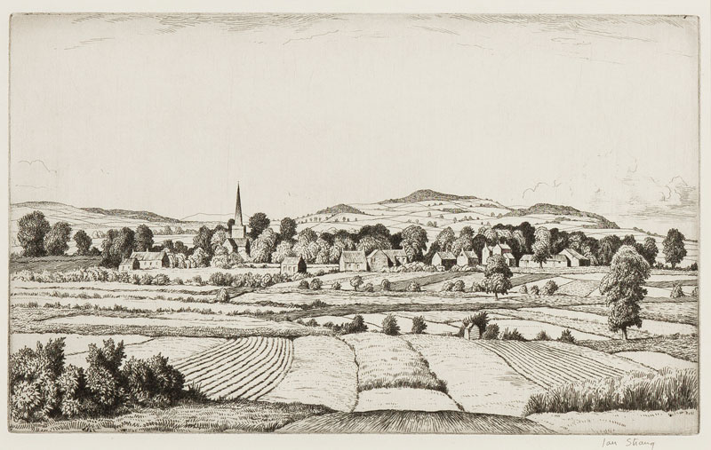 STRANG Ian R.E. (1886-1952) – Buckinghamshire landscape. | ABBOTT and ...