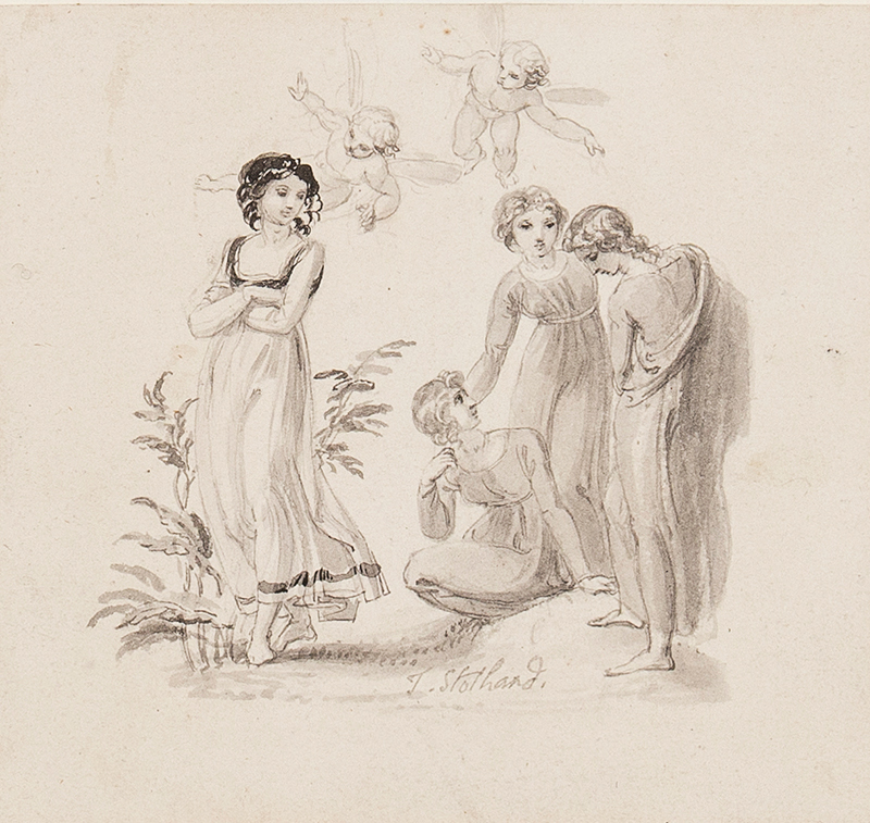 STOTHARD Thomas R.A. (1755-1834) – ‘Pansy’. | ABBOTT and HOLDER