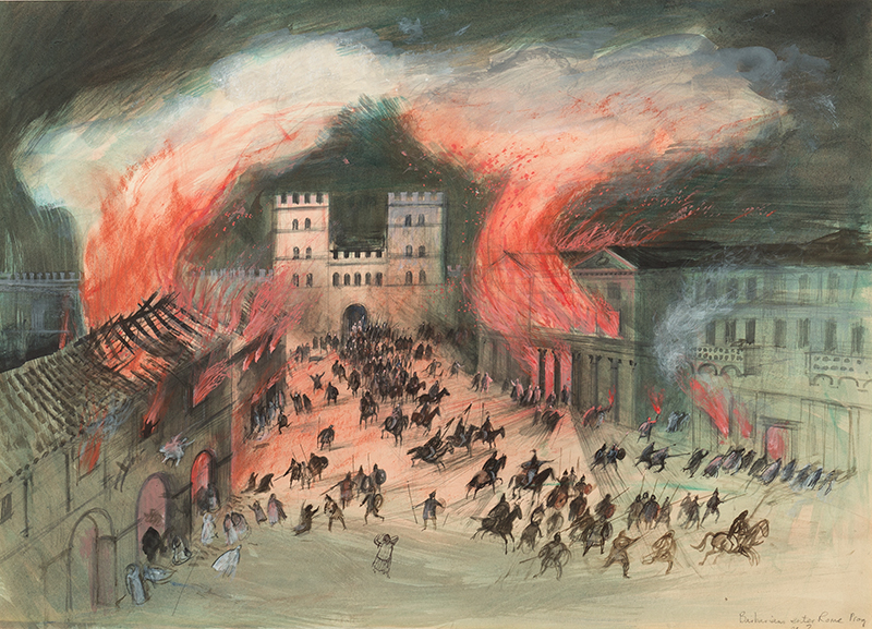 SORRELL Alan R.W.S. (1904-1974) – ‘At the hour of midnight the Salarian ...