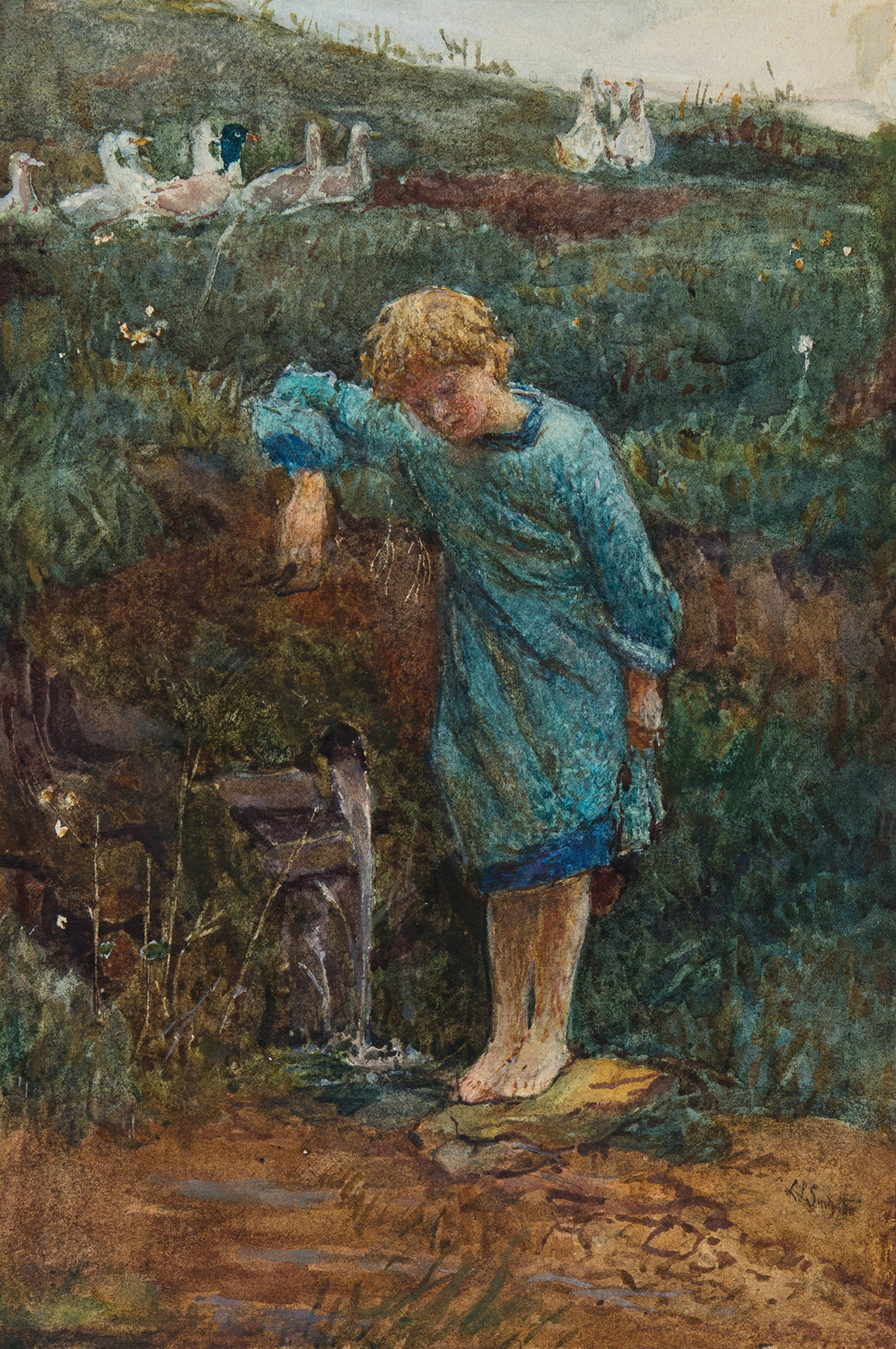 SMYTHE Lionel Percy R.A. R.W.S. (1839-1918) – The Spring. | ABBOTT and HOLDER