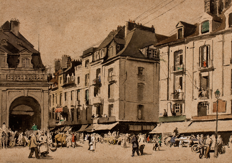 Simmonds S Noel (1909-1938) – Dieppe: the Quai Henri IV. | ABBOTT and ...