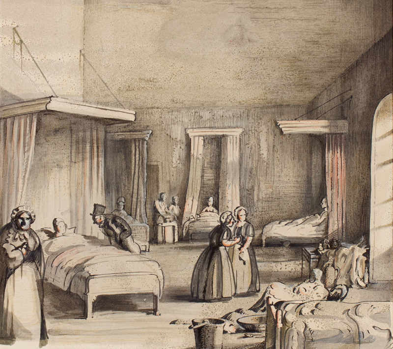 SHERINGHAM George (1884-1937) – ‘Ward, 1833 / Backdrop for the Building Centre’. | ABBOTT and HOLDER