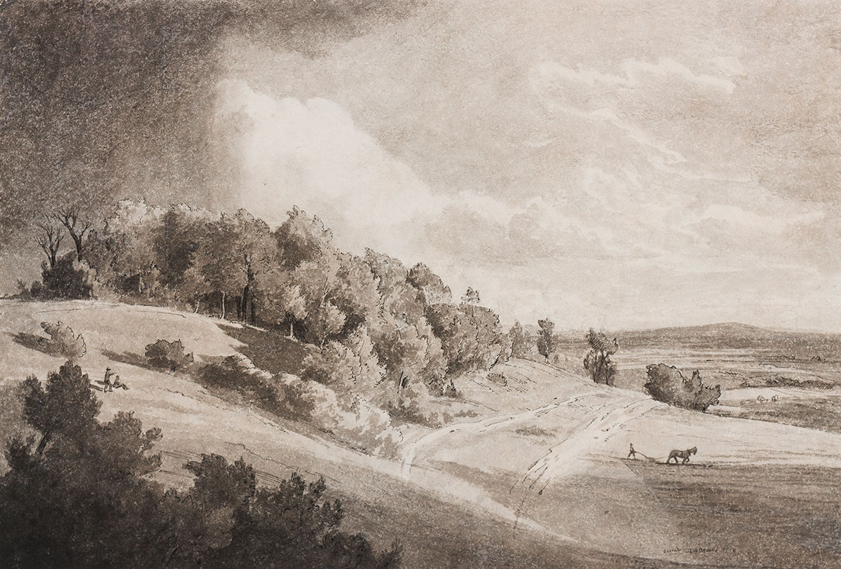 SEABROOKE Elliot (1886-1950) – ‘Storm Clouds from Godstone Hill ...