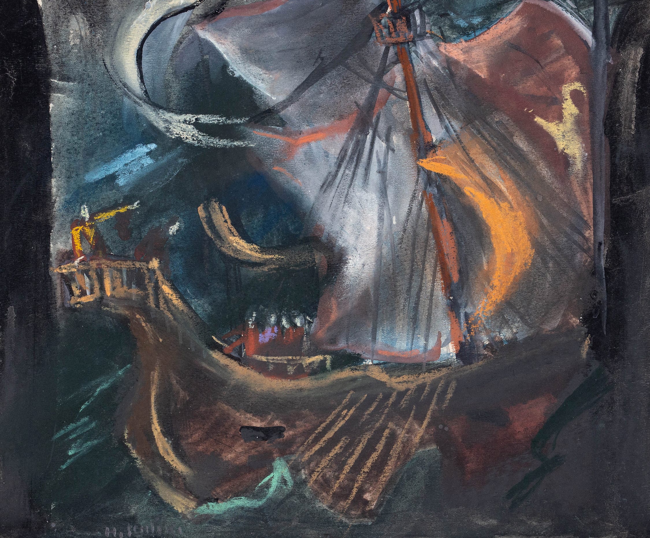 SCHICK Heidi (1909-1999) – ‘Shakespeare, Sturm / Tempest’. | ABBOTT and ...