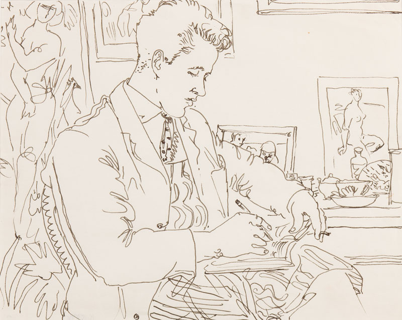 SAMUELSON Peter (1912-1986) – Studio Study. | ABBOTT and HOLDER