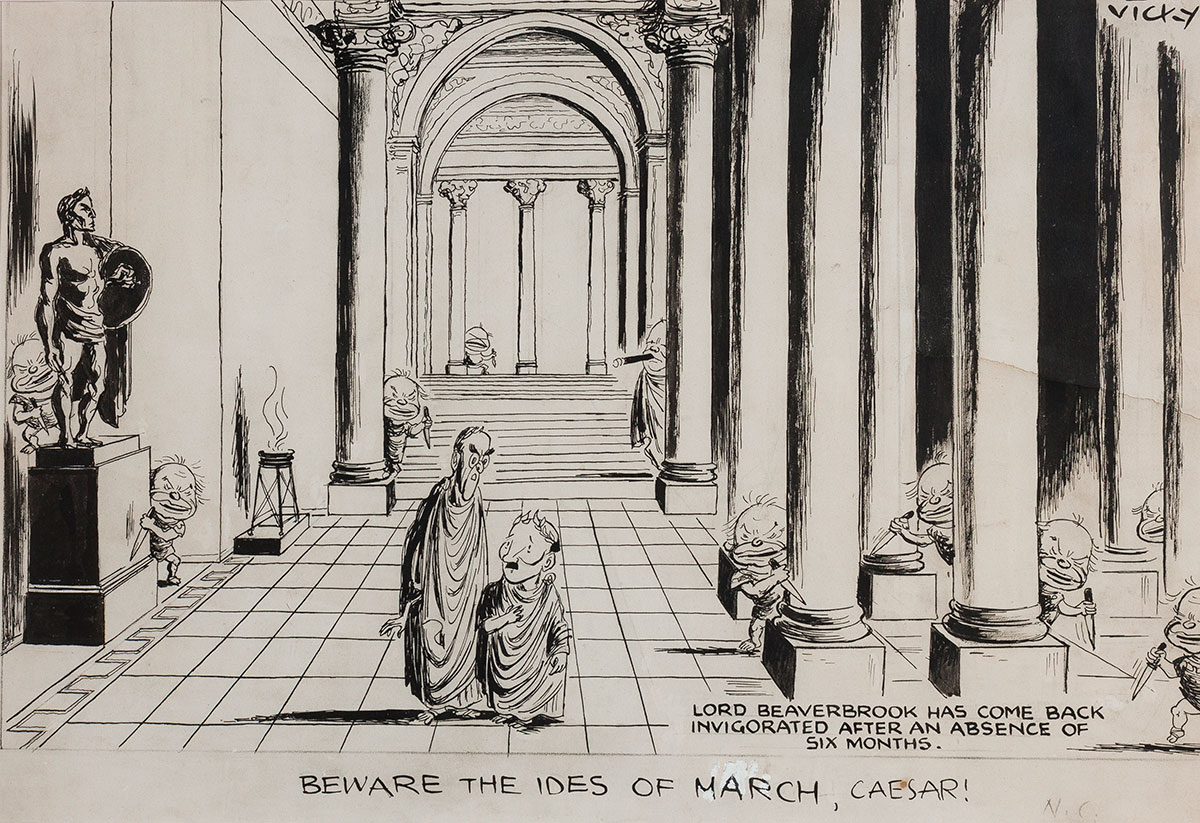 VICKY (Victor Weisz 1913-1966) – ‘Beware the Ides of March Caesar ...