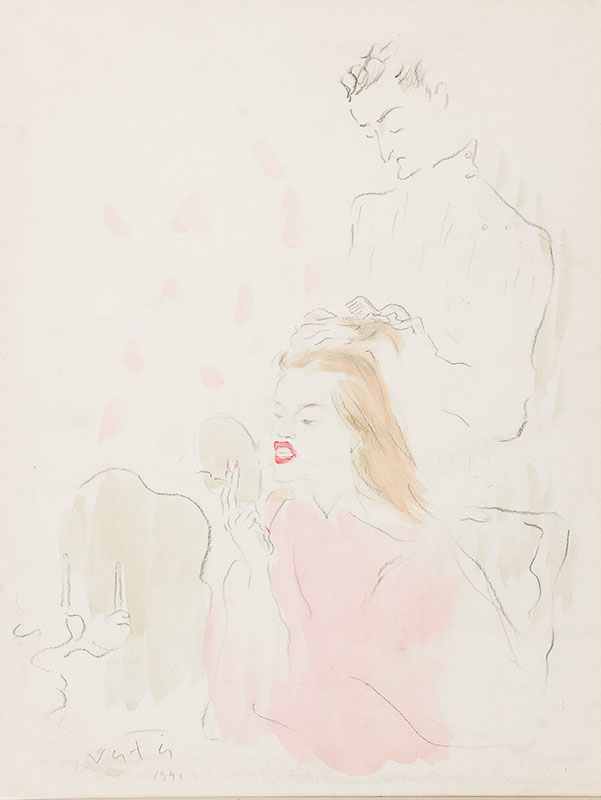 VERTES Marcel (1895-1961) – ‘Making Up’. | ABBOTT and HOLDER