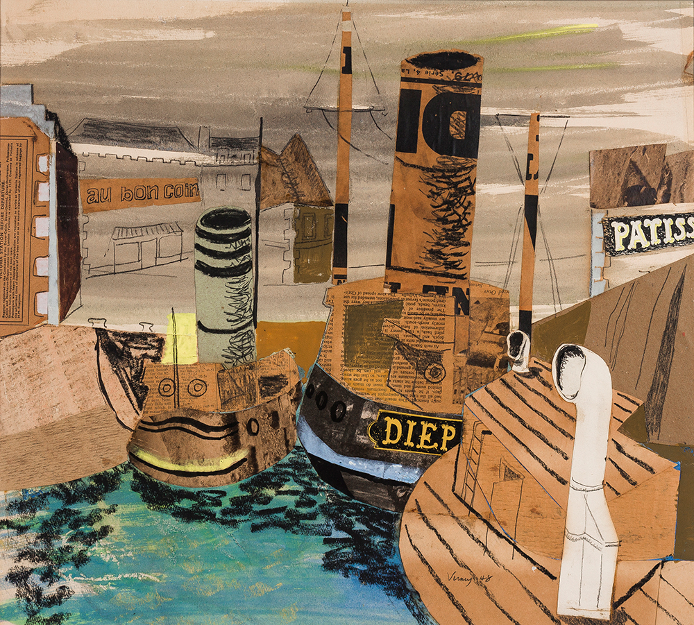 VERNEY Sir John (1913-1993) – ‘French Harbour’. | ABBOTT and HOLDER