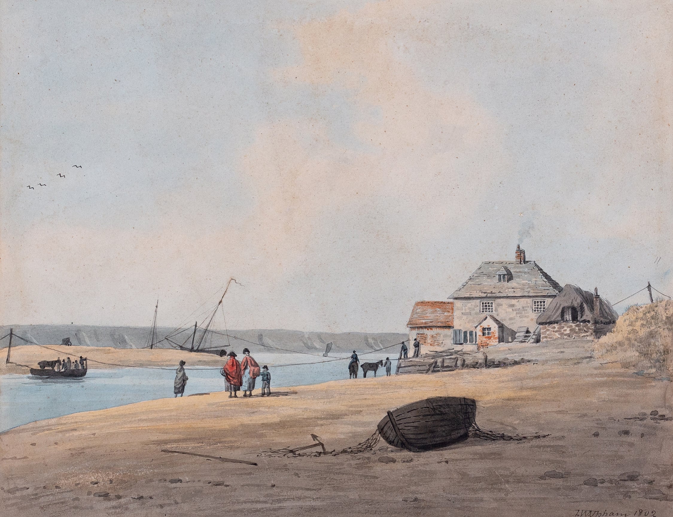 UPHAM John William (1772-1828 ) – ‘Portland Ferry’. | ABBOTT and HOLDER