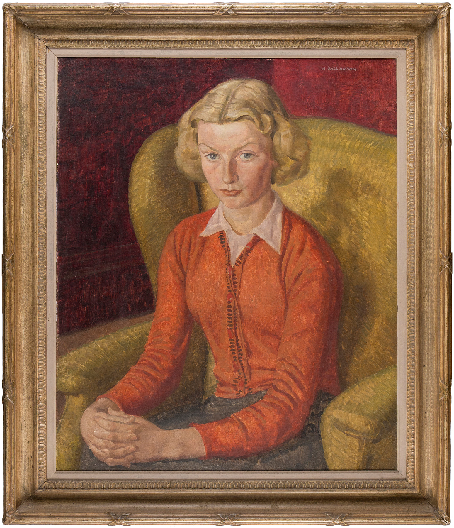 WILLIAMSON Harold (1898-1972) – Portrait of a lady. | ABBOTT and HOLDER