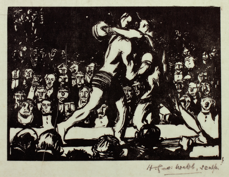 WEBB Harry George (1882-1914) – ‘In the Ring’. | ABBOTT and HOLDER