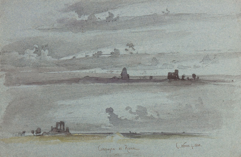 WERNER Carl (1808-1894) – ‘Campagna di Roma’. | ABBOTT and HOLDER