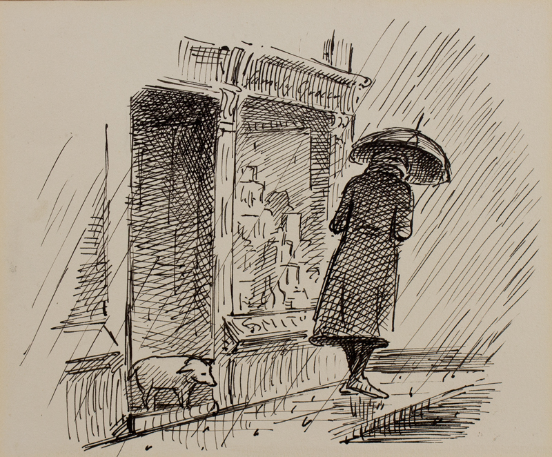 ARDIZZONE Edward C.B.E. R.A. (1900-1979) – ‘Mrs Golightly’. | ABBOTT ...